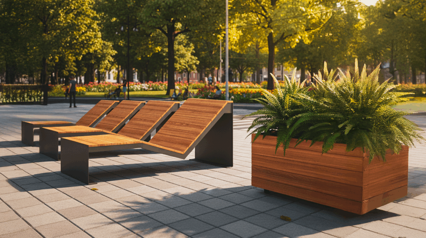 MOBILIER URBAIN - DE - Woodoo Augmented Wood